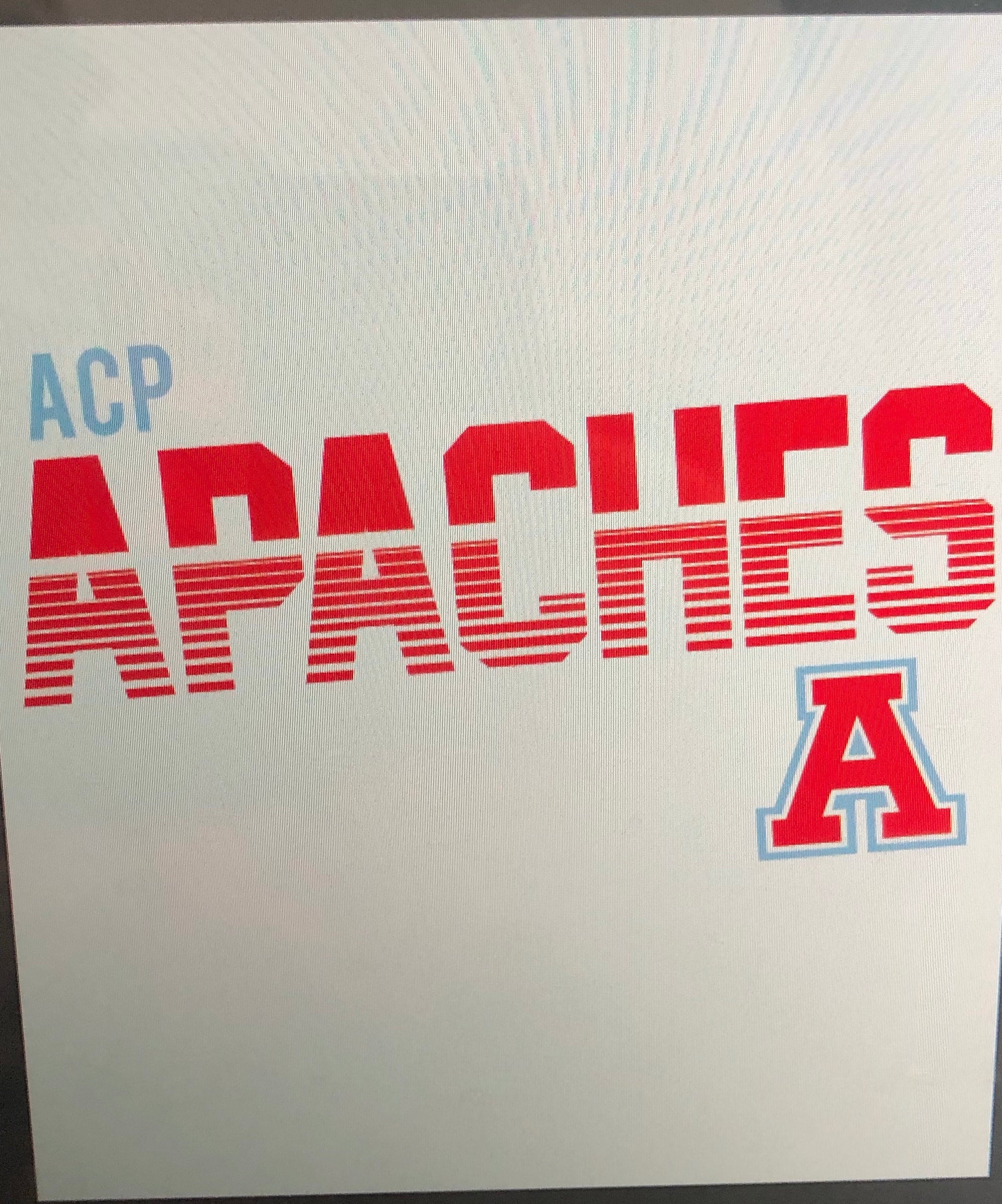 Nike Dryfit ACP Apaches- white | Antonian College Preparatory High School